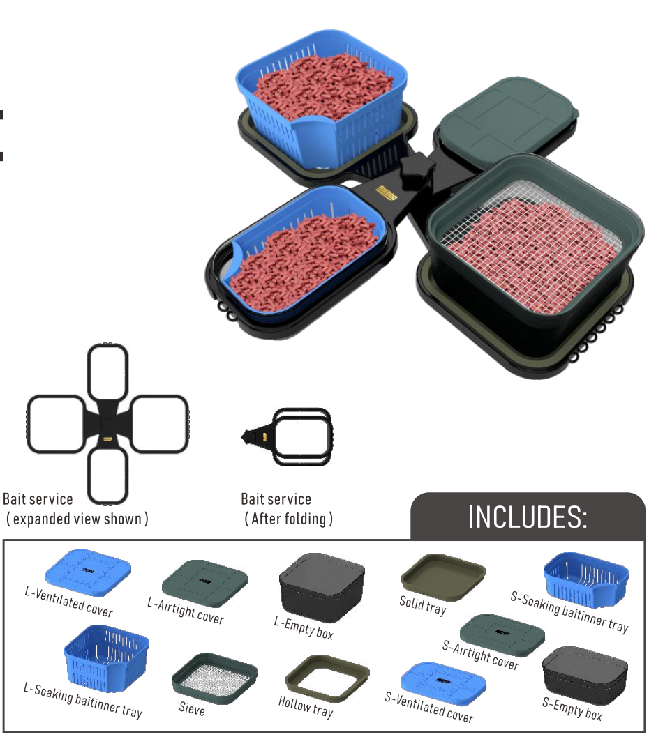 Compact Bait Service Set - Weihai Yufeng Outdoor Products Ltd